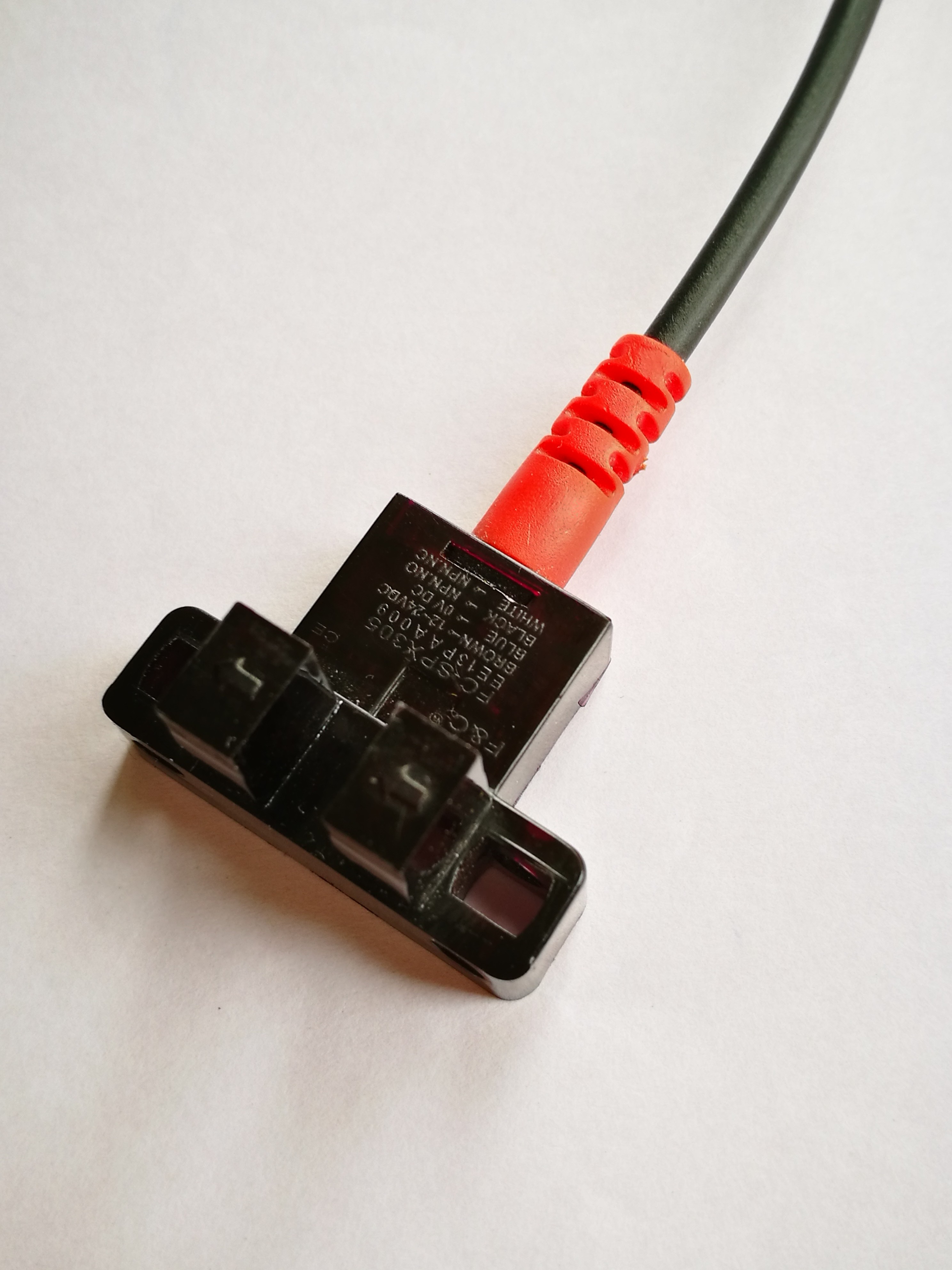 24Vdc ingelaste Optische Sensor 5mm het Ontdekken NPN PNP 4 Draden ...